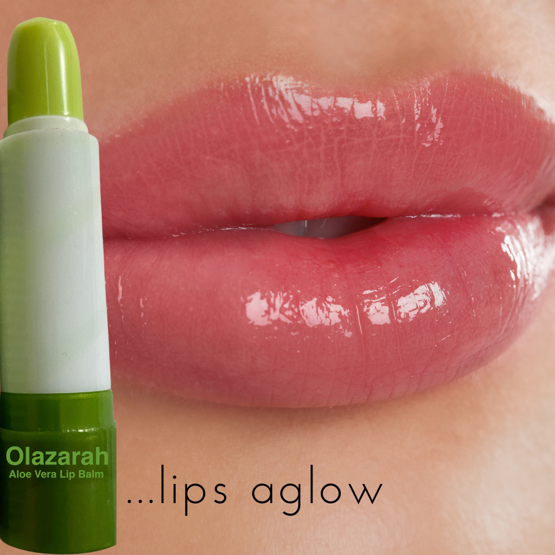 OLAZARAH Aloe Vera Lipstick Long Lasting Nourishing Soothing Lip Balm Magic Temperature Color Change Lip Gloss 4pcs 2 oz